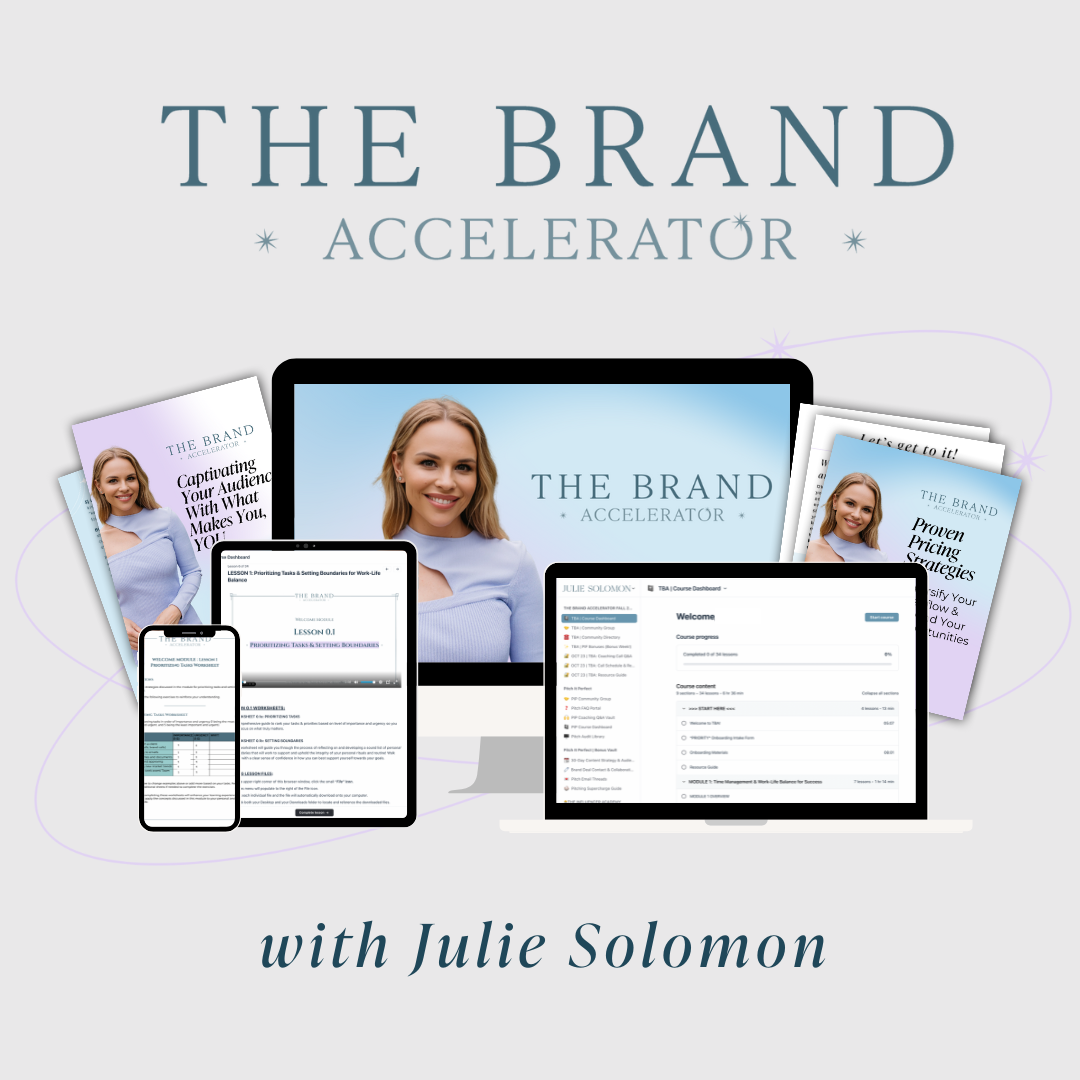 The Brand Accelerator - Julie Solomon